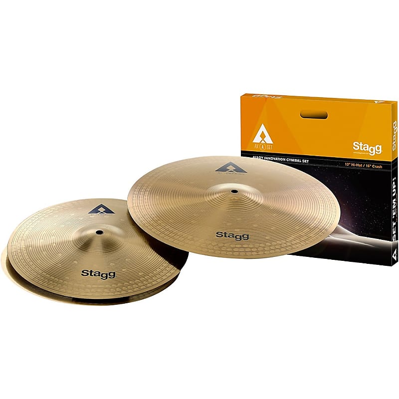 Stagg AX Series Copper-Steel Alloy Innovation Cymbal Set | Reverb