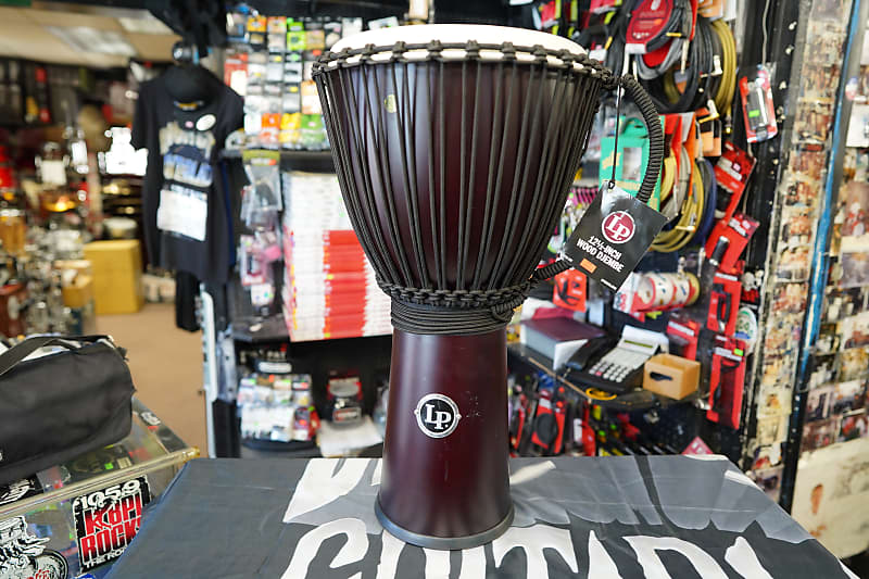 Latin Percussion 12 1/2-INCH ROPE TUNED SIAM OAK DJEMBE | Reverb