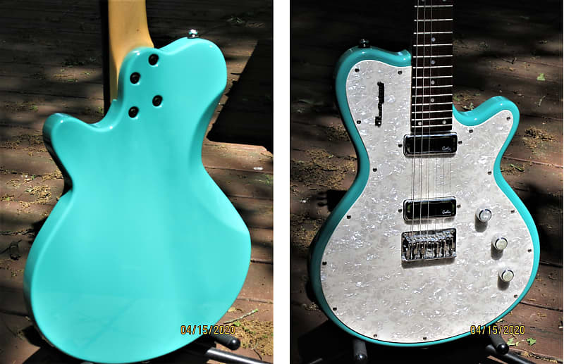 Godin Radiator - SeaFoam Green - Original Form Fitting | Reverb