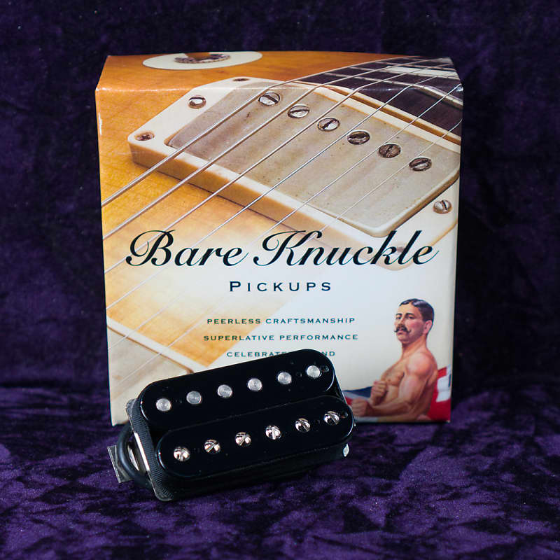 Bare Knuckle Alnico Nailbomb 6-String Bridge - Black | Reverb