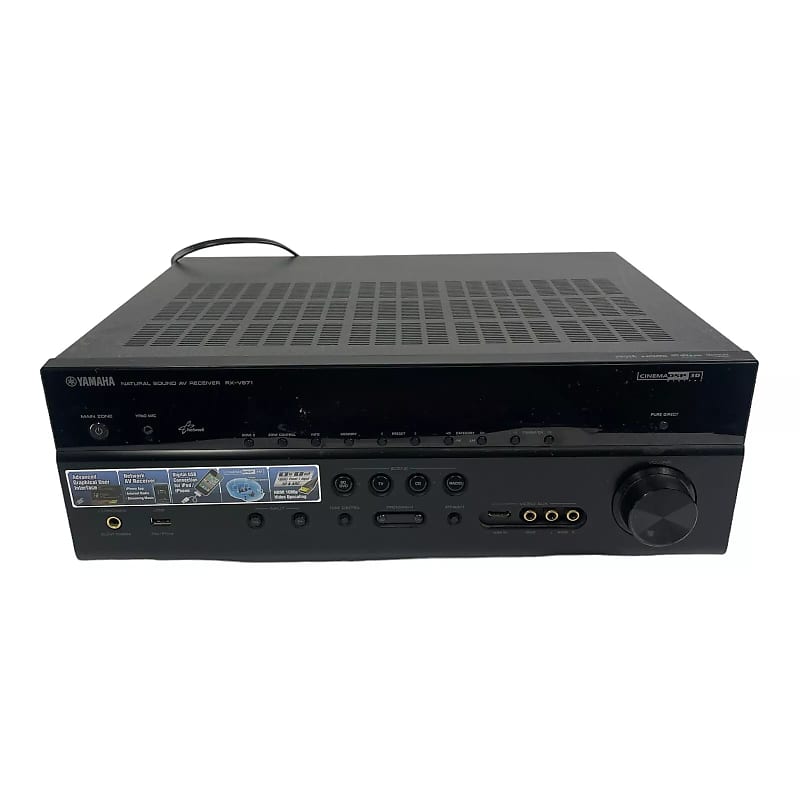 YAMAHA RX-V671 NATURAL SOUND AUDIO VIDEO RECEIVER HDMI CINEMA | Reverb