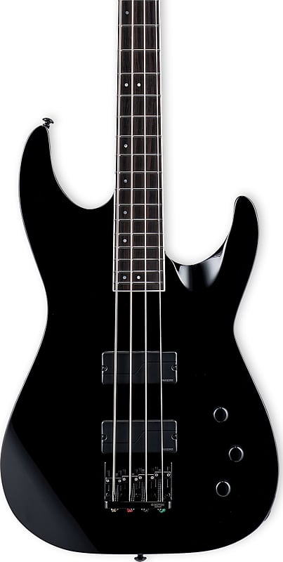 ESP LTD M-1004 4-String Active Bass Guitar, Black | Reverb