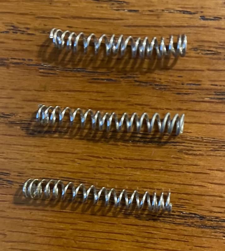Vintage ORIGINAL 1953 FENDER TELECASTER Bridge Saddle SPRINGS | Reverb