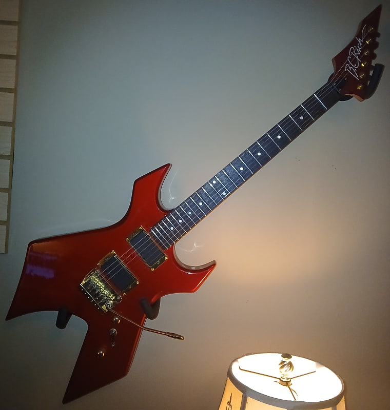 BC Rich Warlock Platinum Series~Metallic Red w/Gig | Reverb