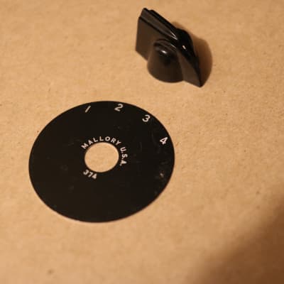 Original 1960’s Gibson Bass Varitone switch plate W/ Chicken | Reverb