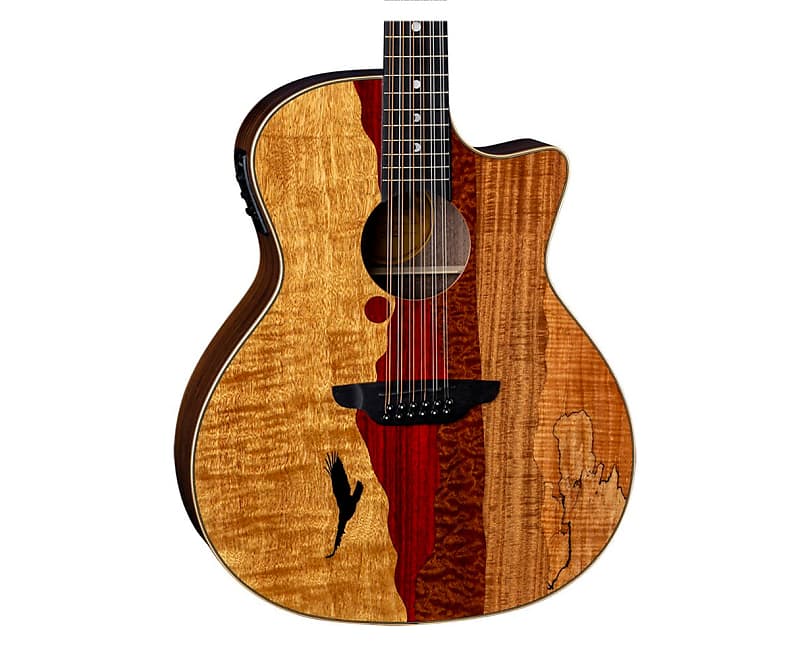Luna Vista Eagle 12-String Acoustic/Electric Guitar | Reverb