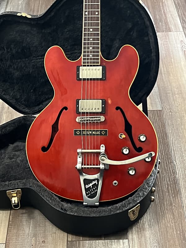 Gibson es-333 2004 Nitro Cherry Red | Reverb