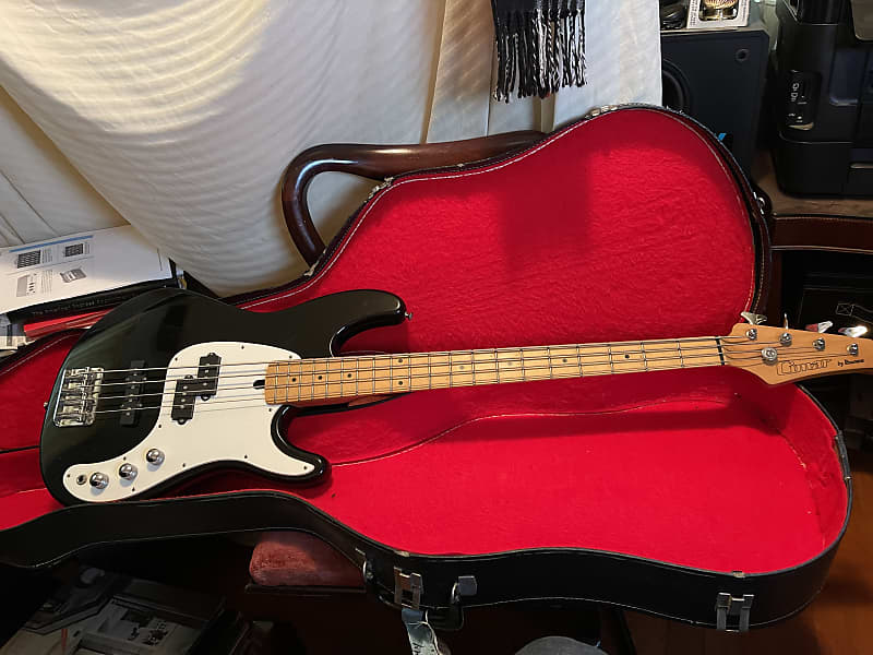 Ibanez cimar bass guitar 80's black | Reverb