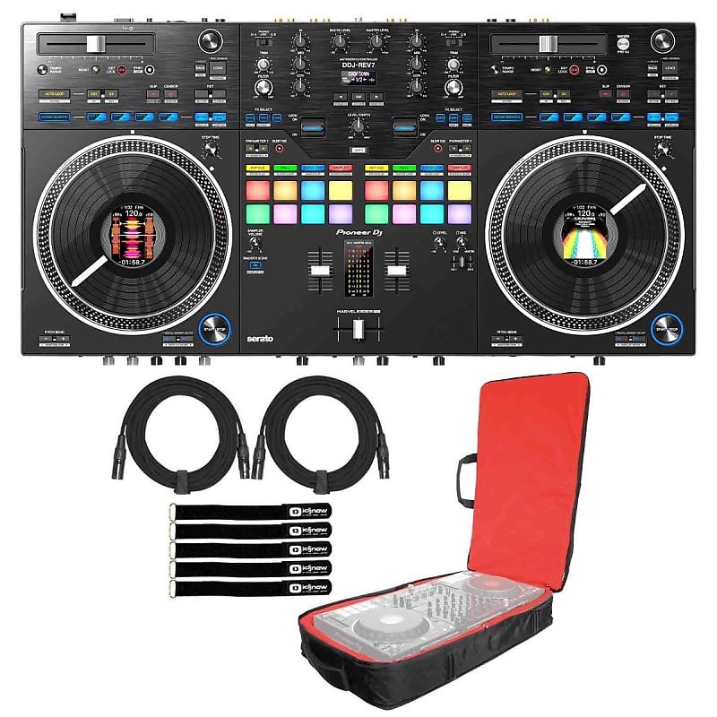 Pioneer DDJ-REV7 Scratch Style 2 Channel Serato DJ Controller | Reverb