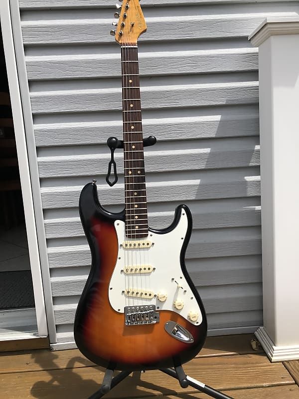 Fender Stratocaster Warmoth Custom build 2007 - Sunburst | Reverb