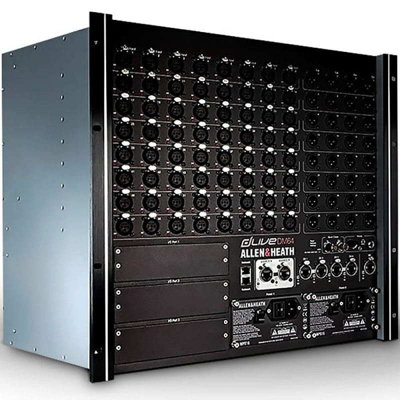 Allen and Heath dLive DM64 64 Mic/Line In/32 Line Out MixRack | Reverb