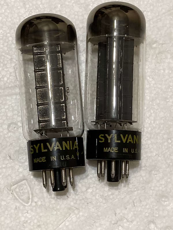 Sylvania 2- 5U4 Rectifier Tubes Tested | Reverb