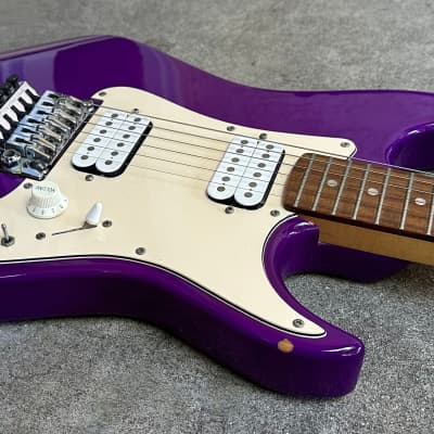 1999 Squier Showmaster HH Electric Guitar Purple Floyd Rose | Reverb