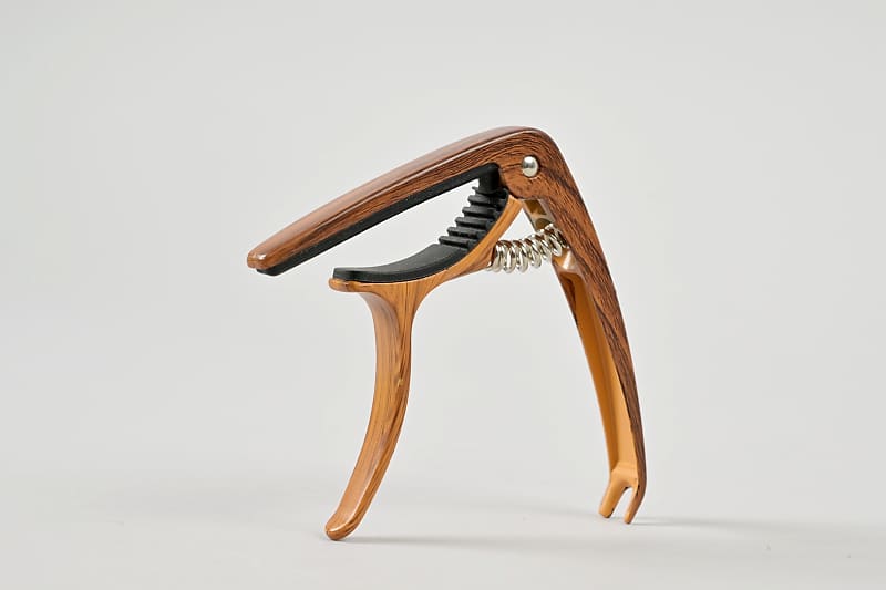 Simple Wooden Guitar Capo Wood Finish for | Reverb