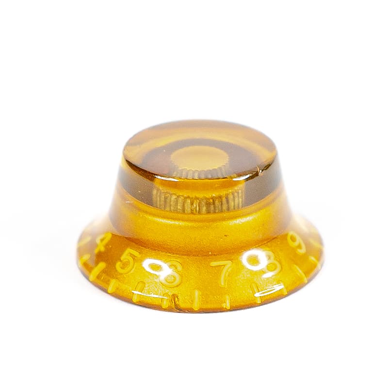 Authentic 1950s Gibson Gold Top Hat/ Bonnet/Bell Knob | Reverb