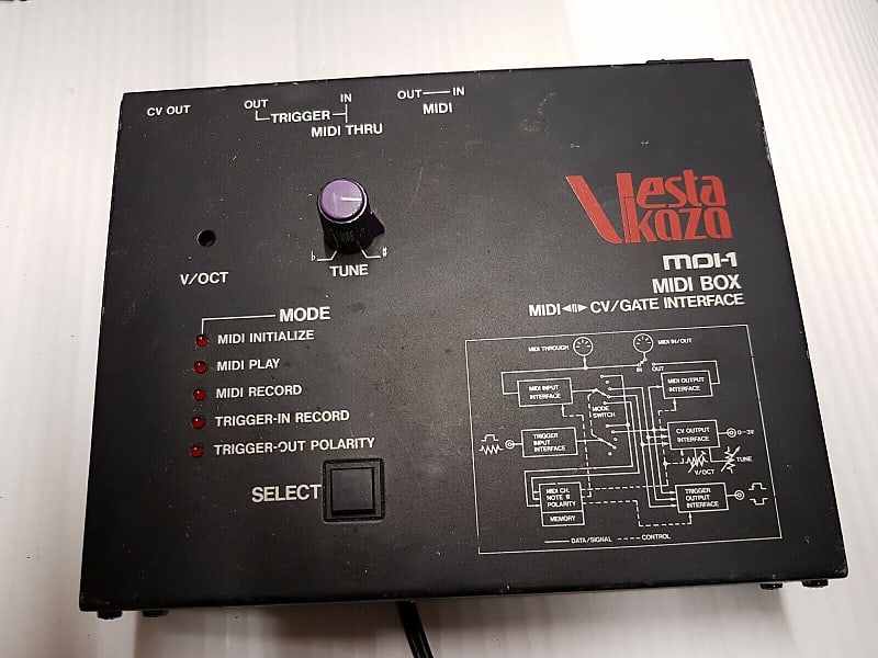 80's VESTA KOZO MDI 1 MIDI BOX MIDI to CV / GATE | Reverb Deutschland