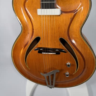 1960s Musima Record 15 carved archtop guitar - German vintage | Reverb