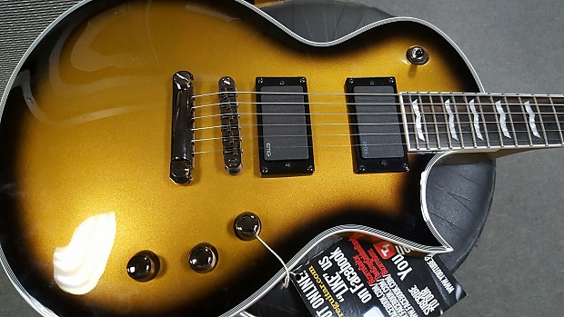 ESP/LTD EC-1000 Metallic Gold Sunburst | Reverb