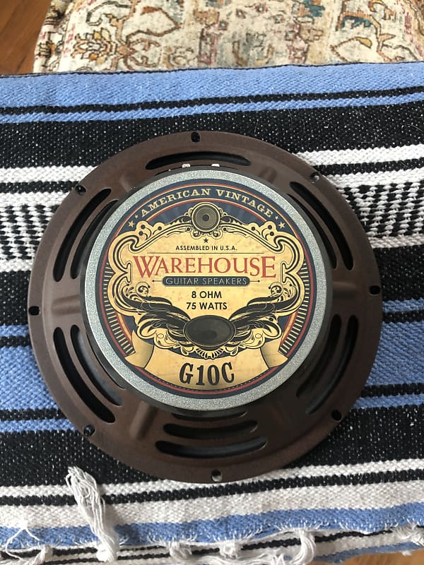 Warehouse Speakers G10C 75W 10" Guitar Speaker, 8 ohm | Reverb