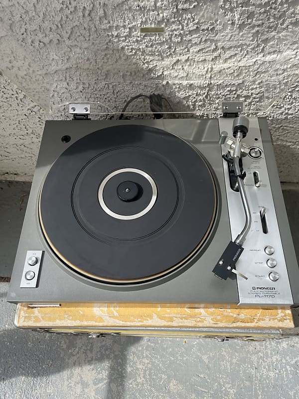 Vintage Pioneer PL-117D Stereo Record Player Turntable 70s | Reverb