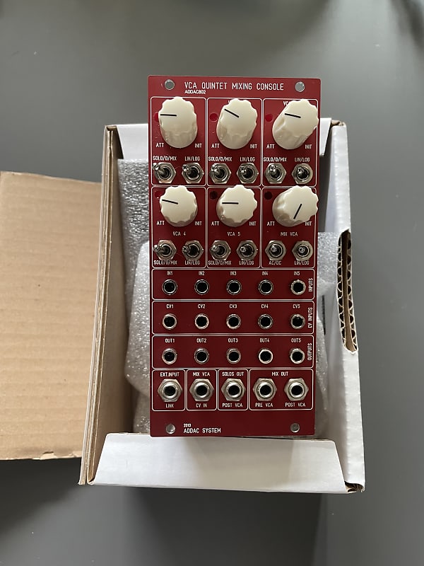 ADDAC System 802 Vca quintet mixing console | Reverb