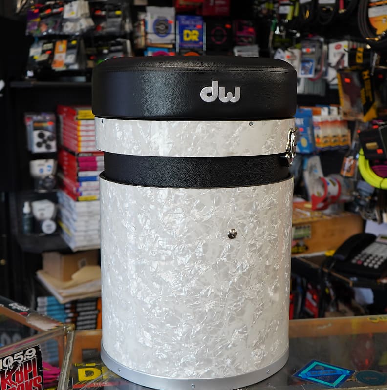 DW Collectors Series DRFP-6100AWM in White Marine pearl adj. | Reverb