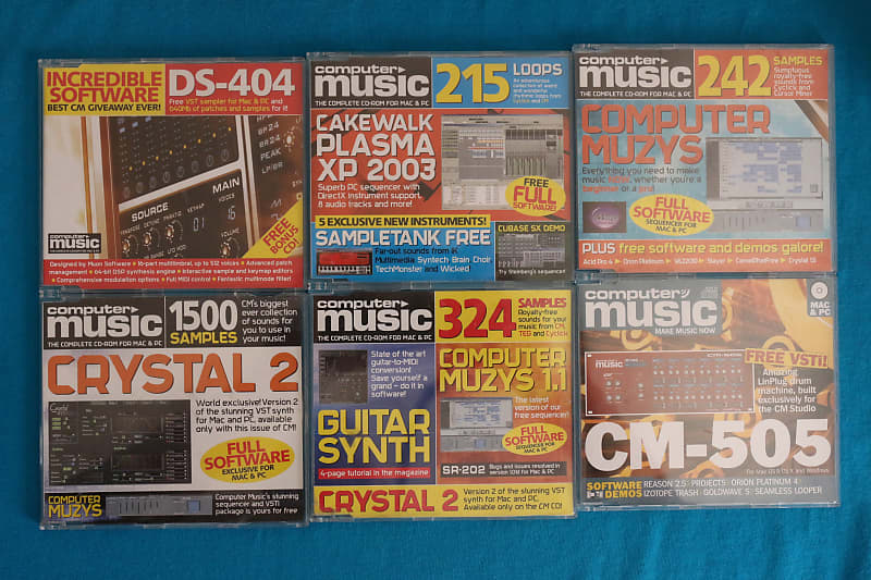 Computer Music cover discs early 00s samples VST software | Reverb