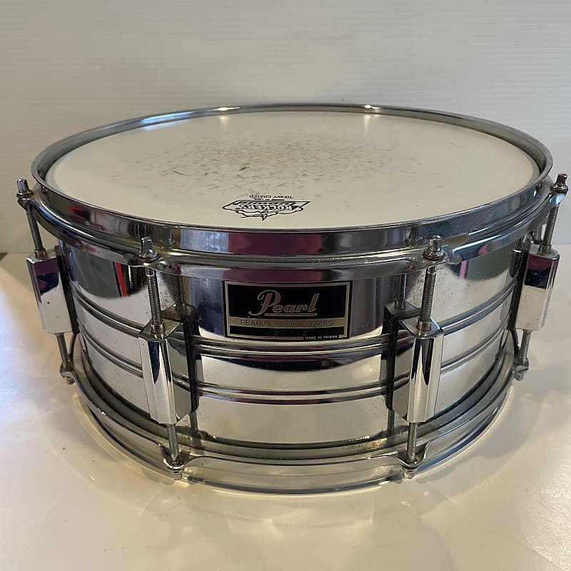 Pearl Export Series 14" x 6.5" Chrome Snare Drum | Reverb