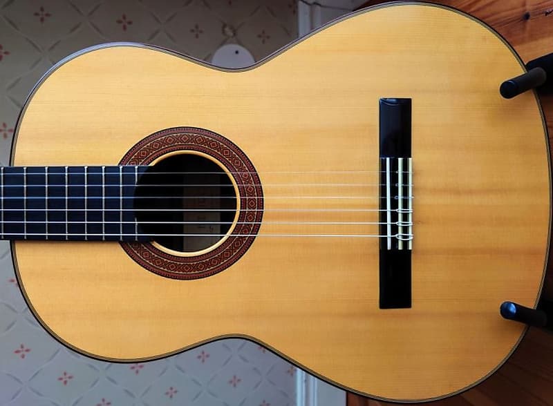 1987 Hirose Concert Classical Guitar 630mm Scale | Reverb