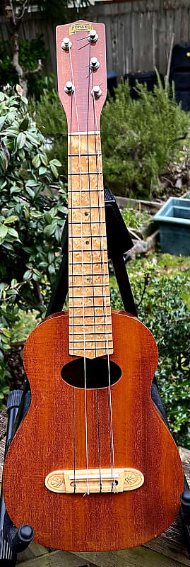 Pohaku Solid Cuban Mahogany 5-String Tenor Ukulele 2008 - | Reverb