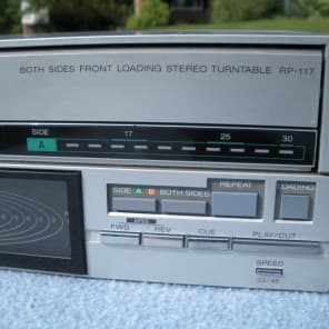 Sharp RP-117 PLAYS BOTH SIDES FULLY RESTORED 1984 Silver | Reverb