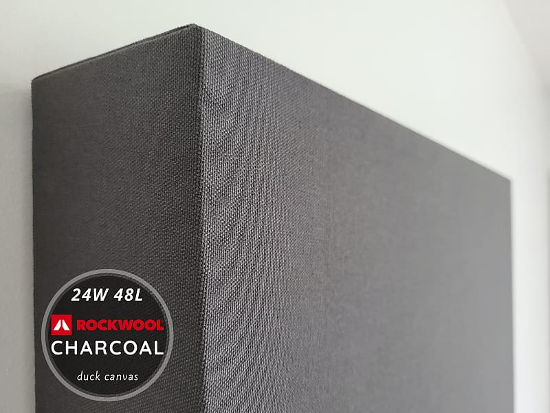 Acoustic Panel: 12'' x 48'' x 4'' Rockwool-Sound Absorber in | Reverb