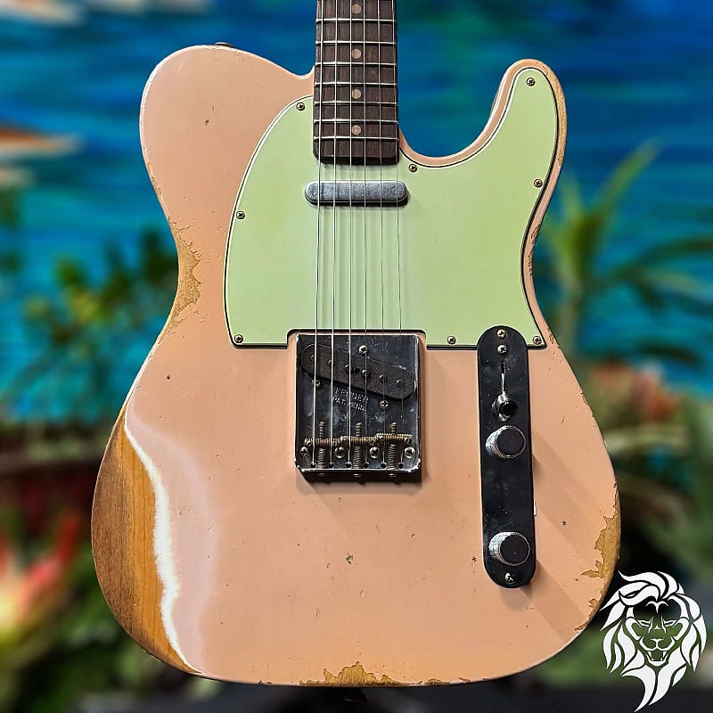 Fender Custom Shop 1963 Telecaster Dirty Shell Pink R125500 | Reverb