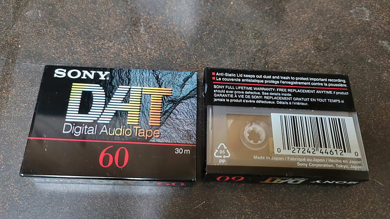 2 Sony 60 Min DAT Tape | Reverb