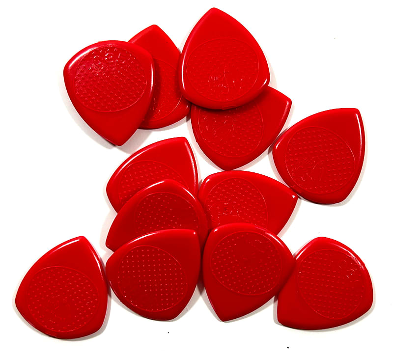 Fred Kelly Picks Fat Flat Picks 12 Picks Delrin Heavy Good | Reverb