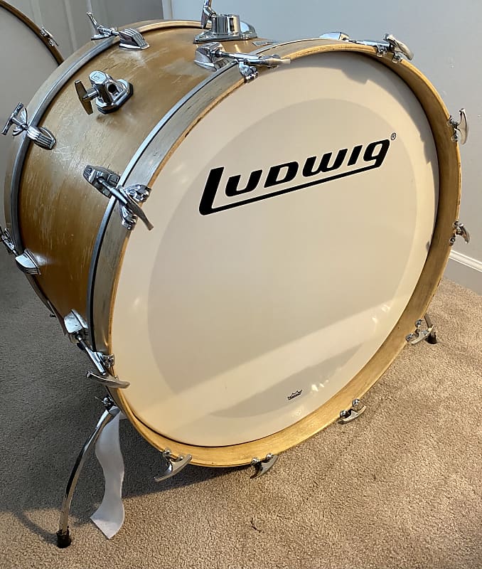 Ludwig Pro Beat 24” x 14 “ 1970s Thermogloss 3-Ply Bass drum | Reverb