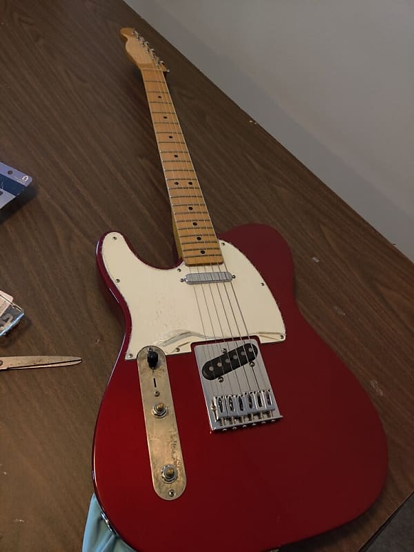 Lefty Left-Handed Telecaster Candy Apple Red | Reverb
