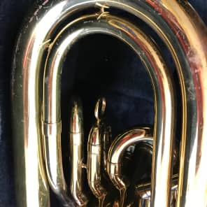 King 2266 Baritone, Forward Bell, 4-valve, Yellow Brass | Reverb