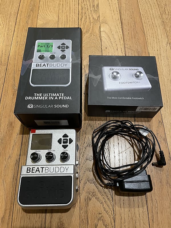 Singular Sound BeatBuddy V2 with Footswitch 2010s - Silver | Reverb