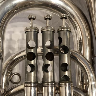 Besson Sovereign 992 Bb Tuba silver plate | Reverb UK
