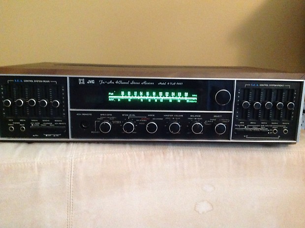 JVC JVC Quadraphonic Receiver 4VR-5445 Wood/Black With Remote | Reverb
