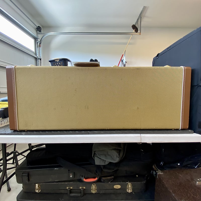 Road Runner Deluxe Tweed Wood Strat/Tele Case Tweed MINT HGC | Reverb
