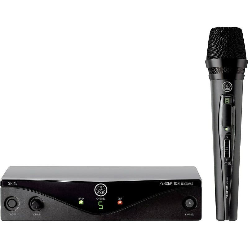 AKG HT45/SR45 PERCEPTION WIRELESS 45 VOCAL SET BAND-A #6620 - | Reverb