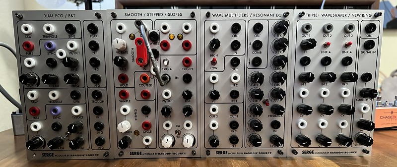 Random Source Serge 4U Custom Full Voice Panel 2023 - Gray | Reverb