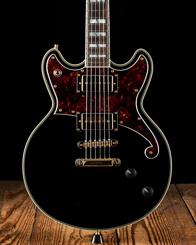 D'Angelico Deluxe Eric Krasno Brighton - Black | Reverb