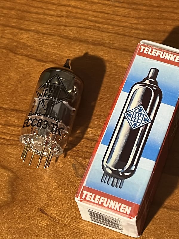 Very low use! Telefunken ECC83-TK 12AX7 tube | Reverb