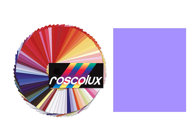 Rosco 355-ROSCO Roscolux Sheet, 20x24, 355 Pale Violet | Reverb