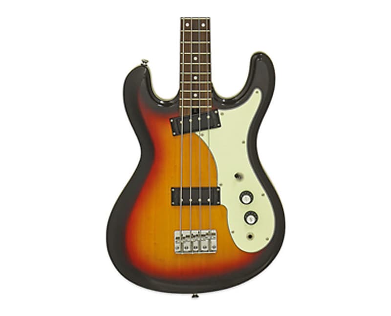 Aria Pro Ii Dmb 206 4 String Bass Guitar 3 Tone Sunburst Reverb
