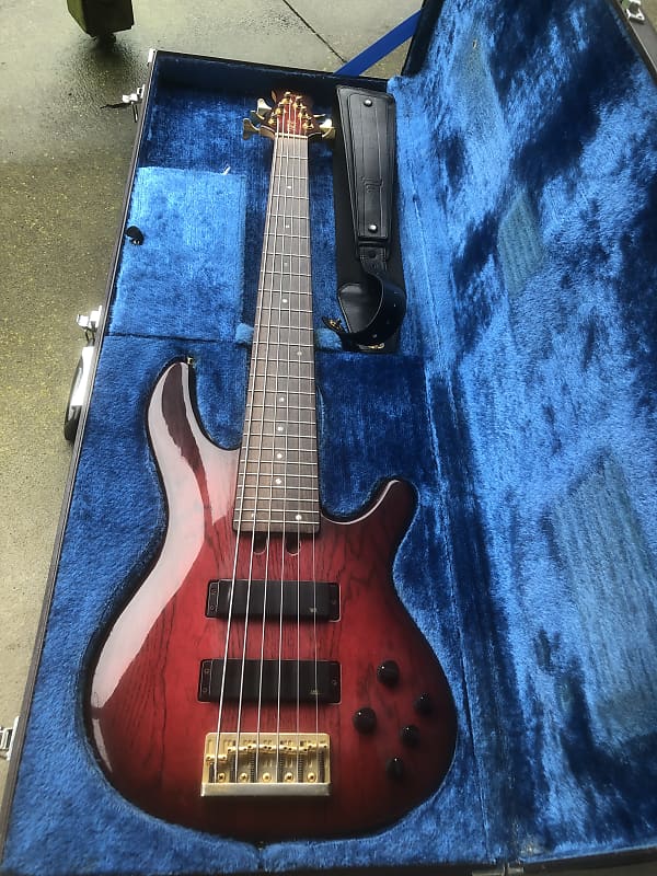 Yamaha TRB6 II 1998 - Six String Bass, Trans Red | Reverb
