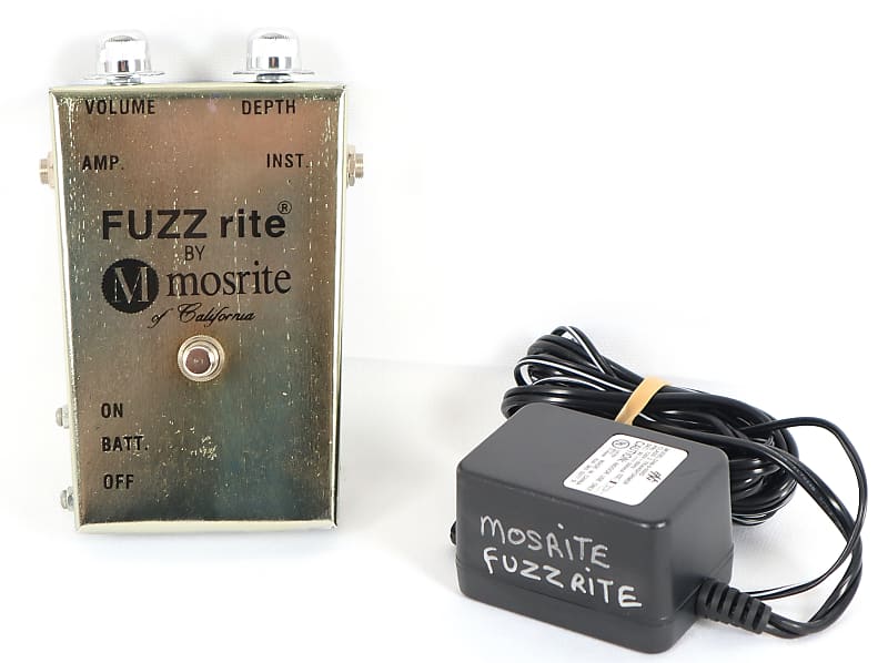 Vintage Mosrite Fuzz-Rite Fuzz Electric Guitar Effect Pedal | Reverb